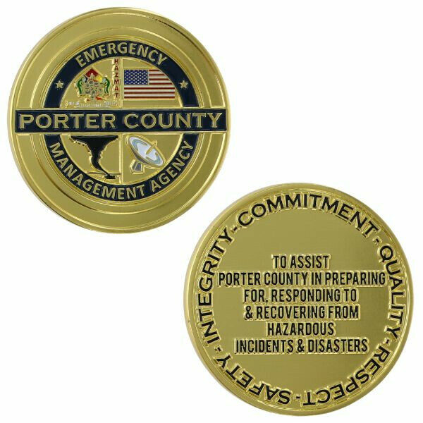 Emergency Management Challenge Coins