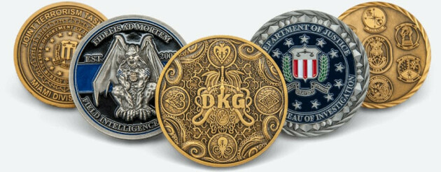 Custom Challenge Coins by ChallengeCoins4Less.com