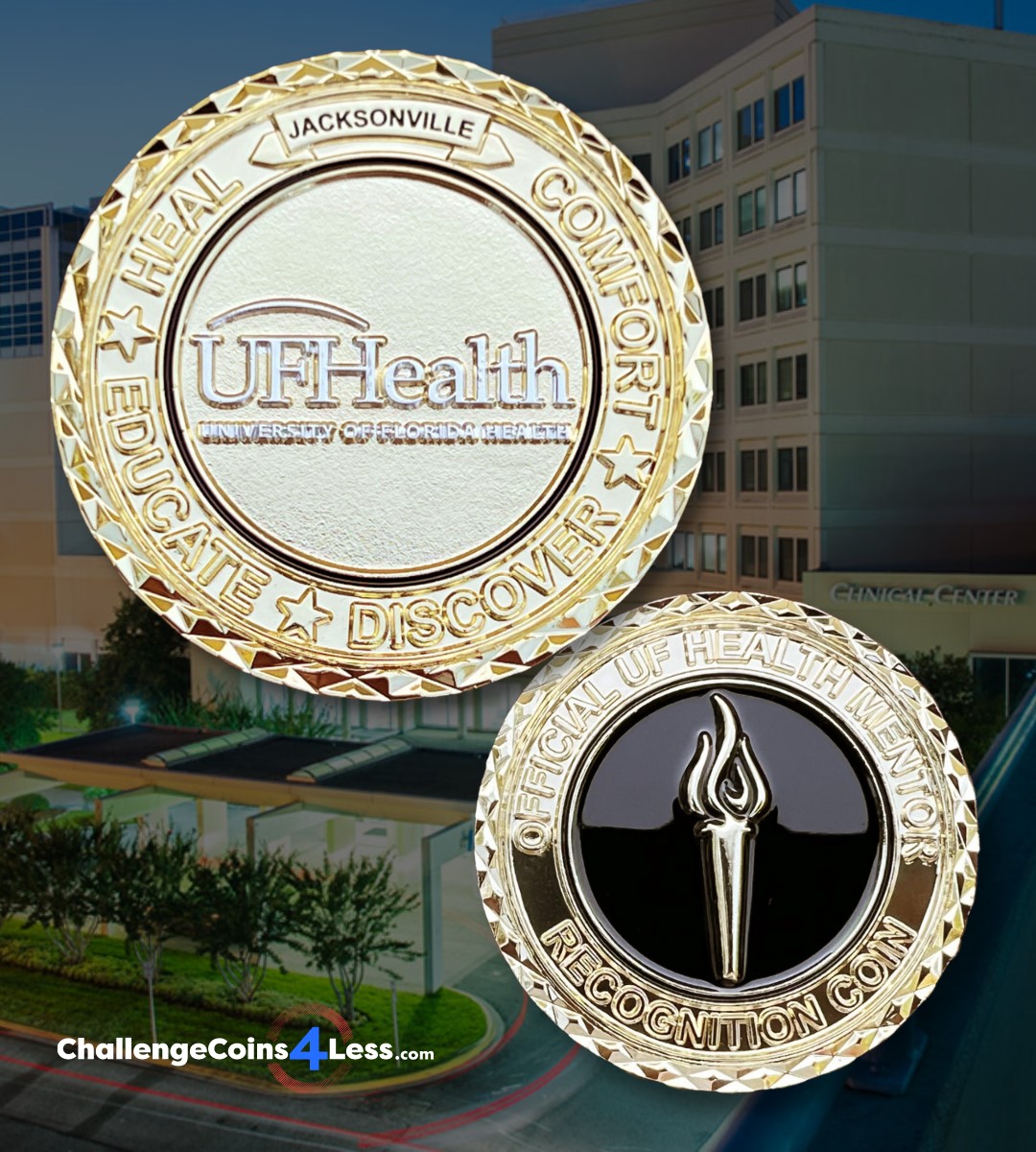 UF Health Jacksonville Custom Coin Spotlight