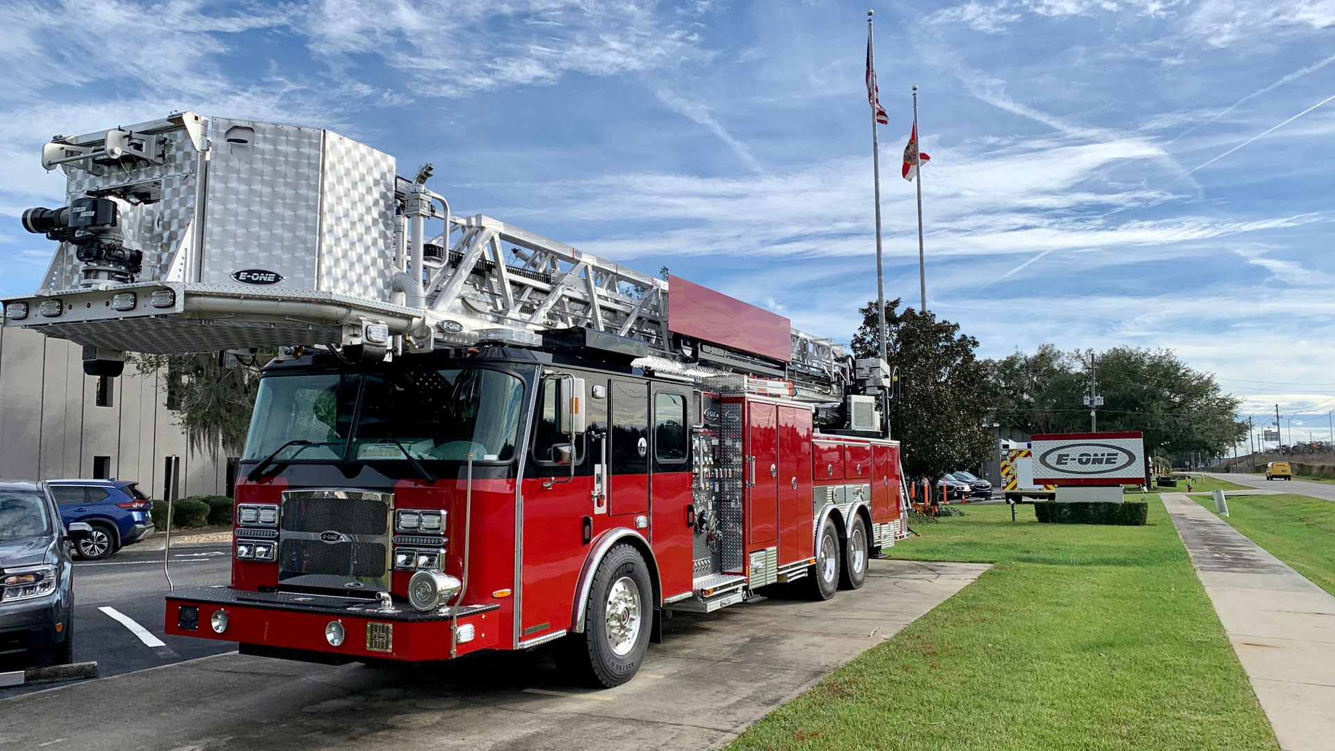 Customer Spotlight on E-ONE fire truck - TJM Promos Inc.